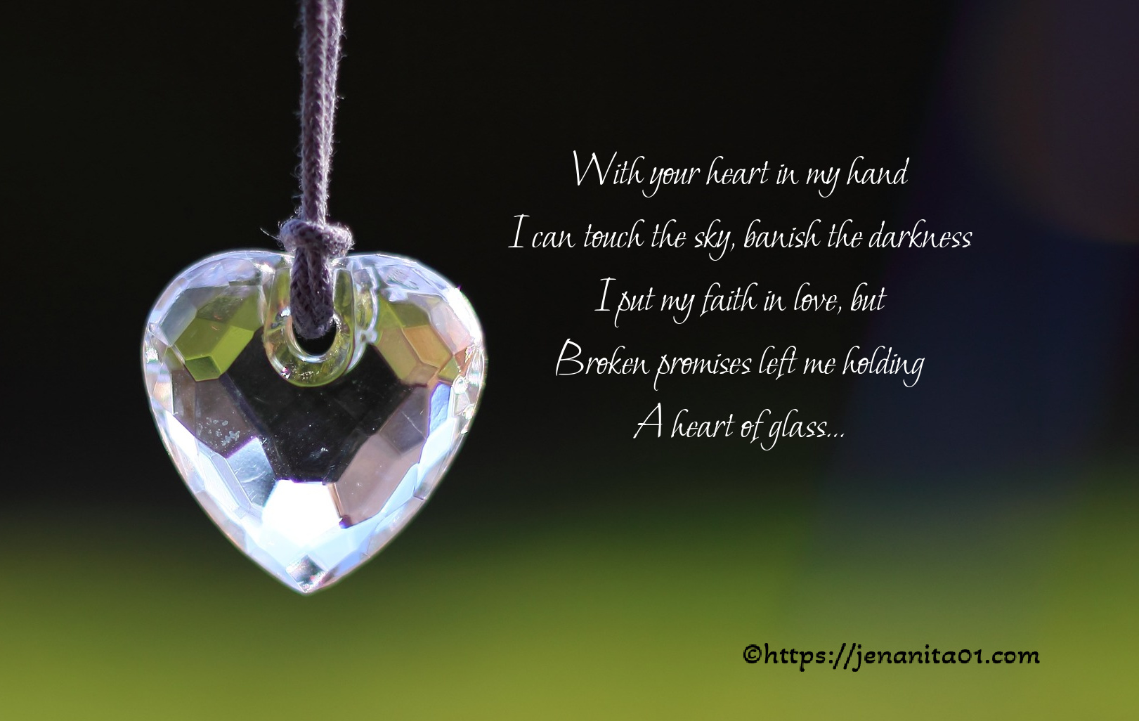 A Heart of Glass… #Poetry – Jaye Marie and Anita Dawes